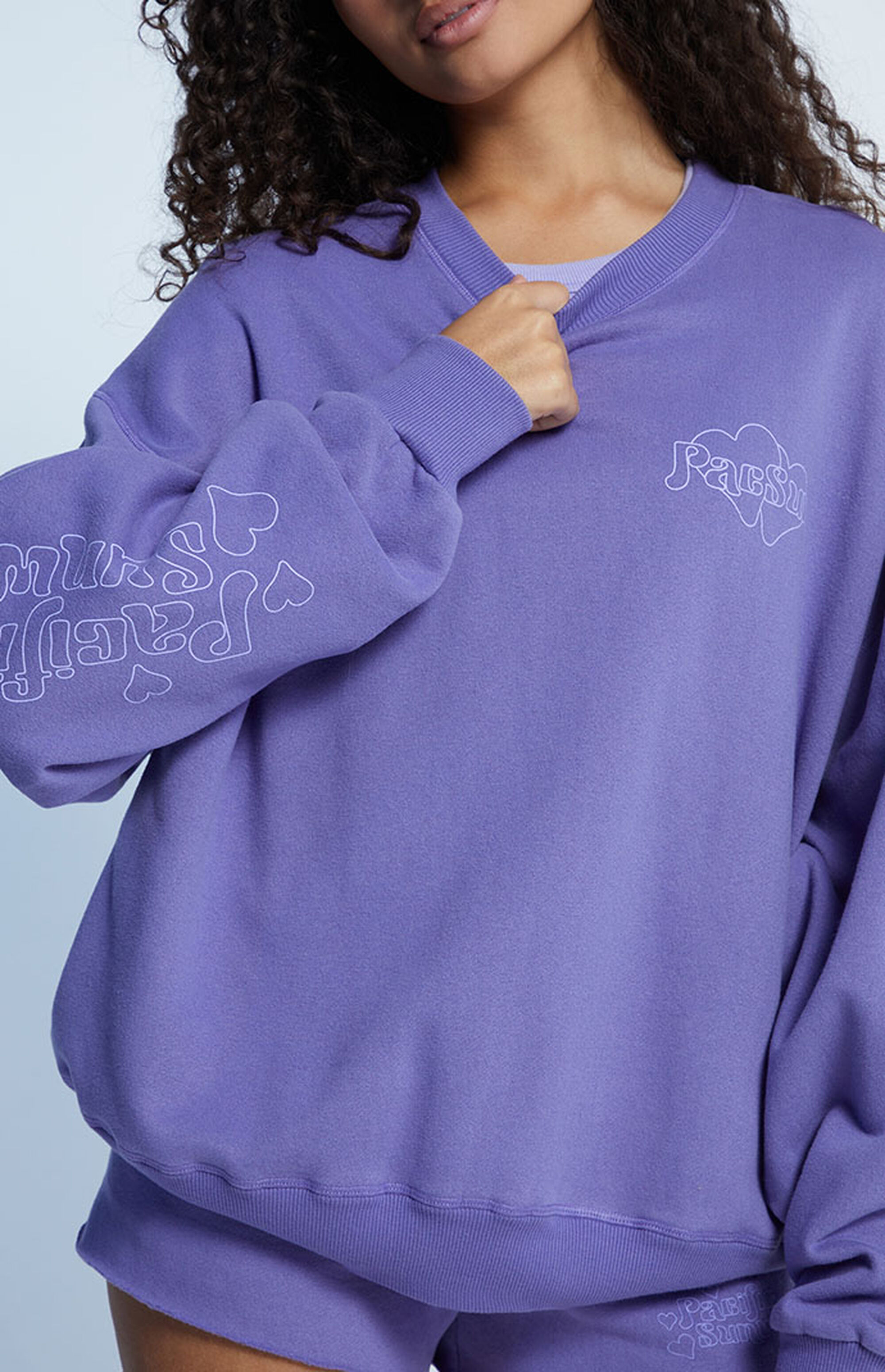 Pacsun Pacific Sunwear Heartz Crew Neck Sweatshirt | PacSun