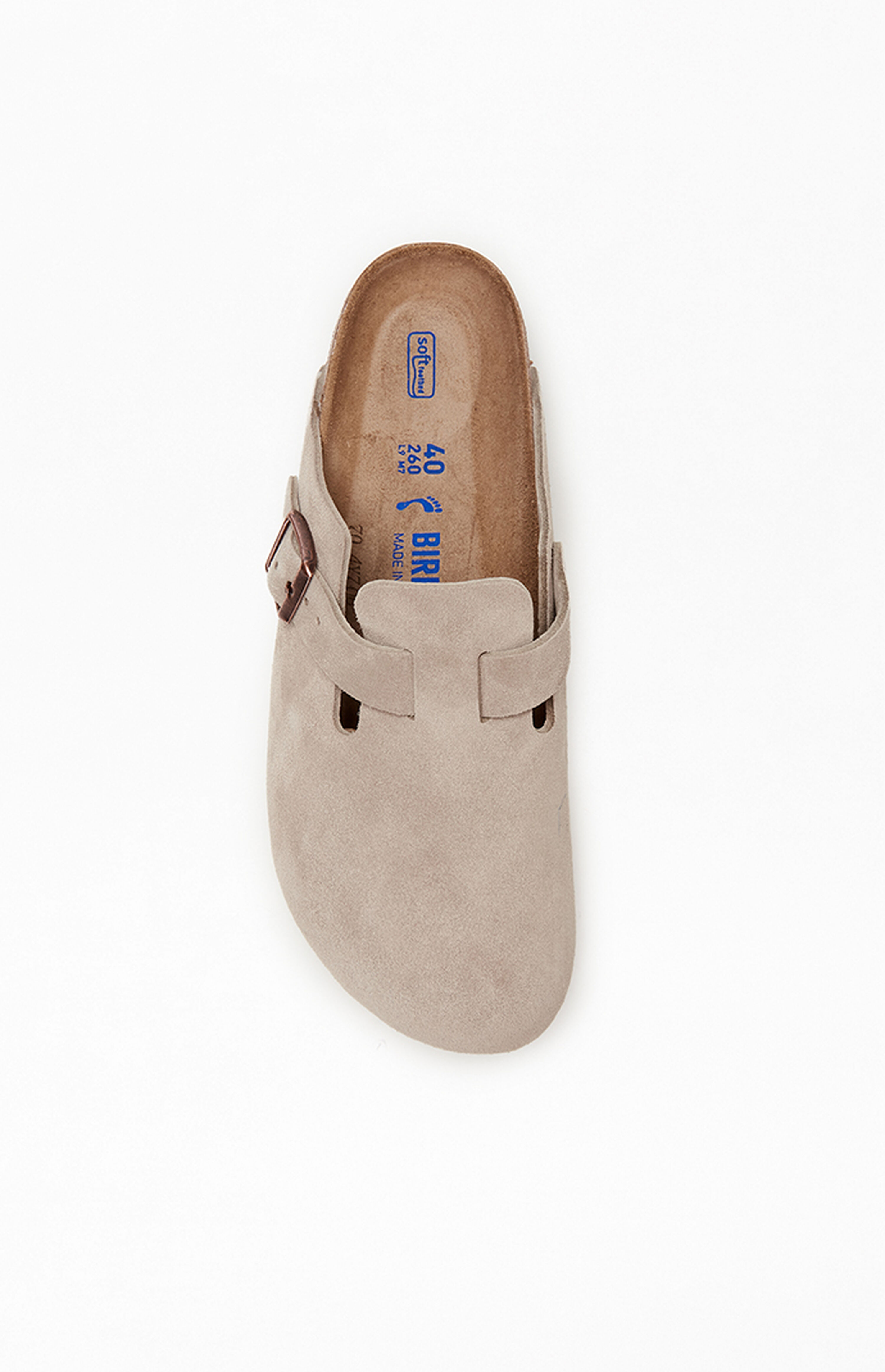 Birkenstock Women's Boston Soft Footbed Clog Taupe | Pacsun