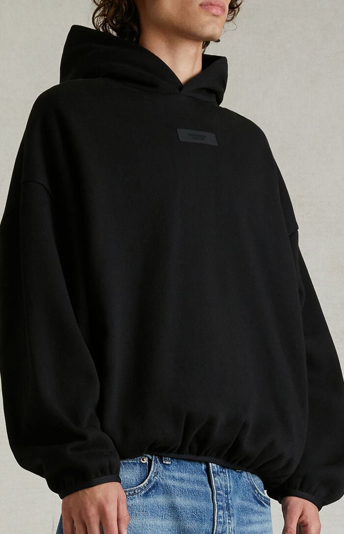 Fear of God ESSENTIALS Black Hoodie | PacSun