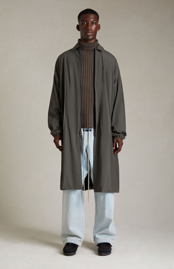 Fear of God Essentials Ink Nylon Coat | PacSun