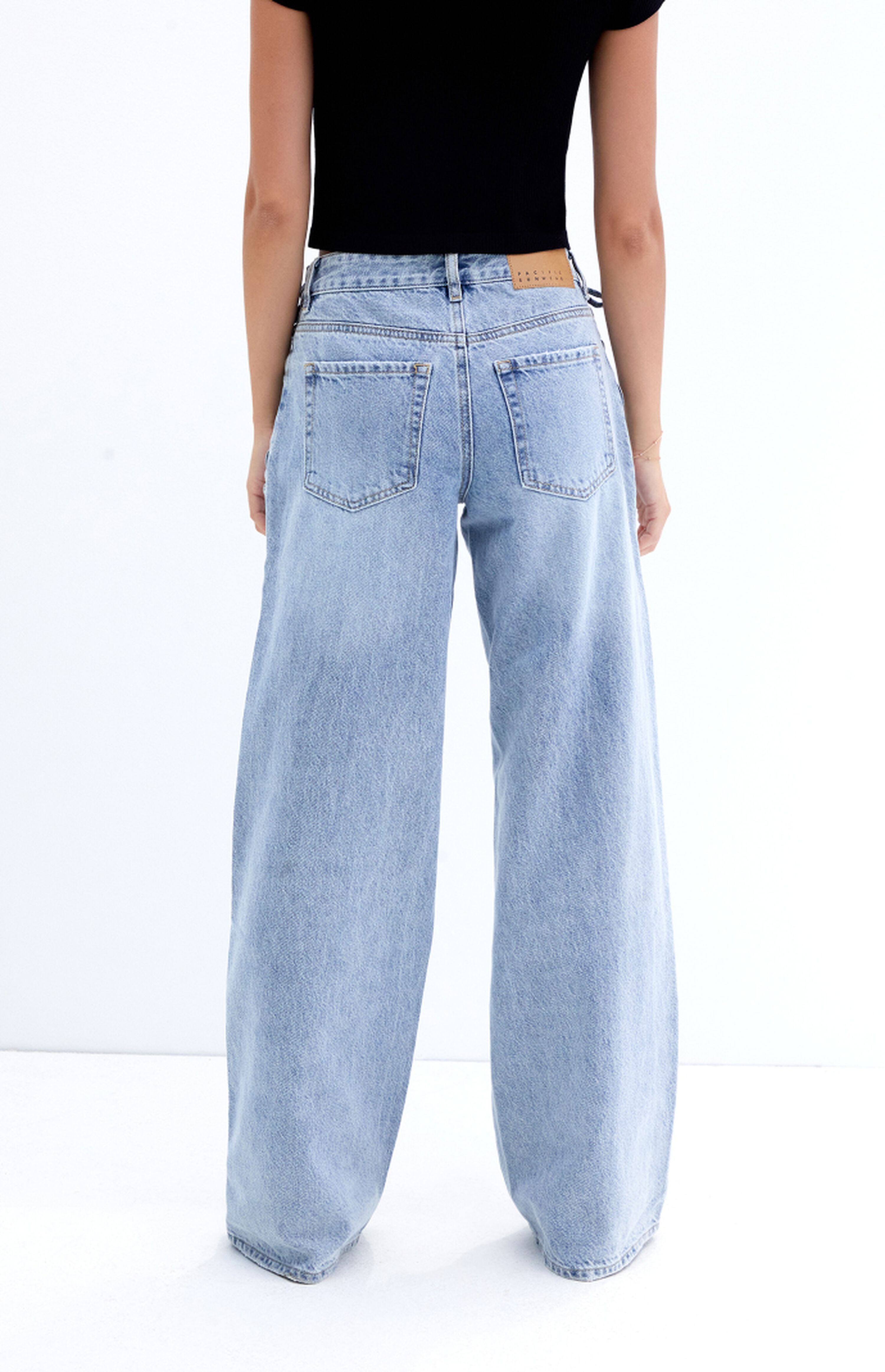 Pacsun Casey Bow Low Rise Baggy Jeans | Pacsun