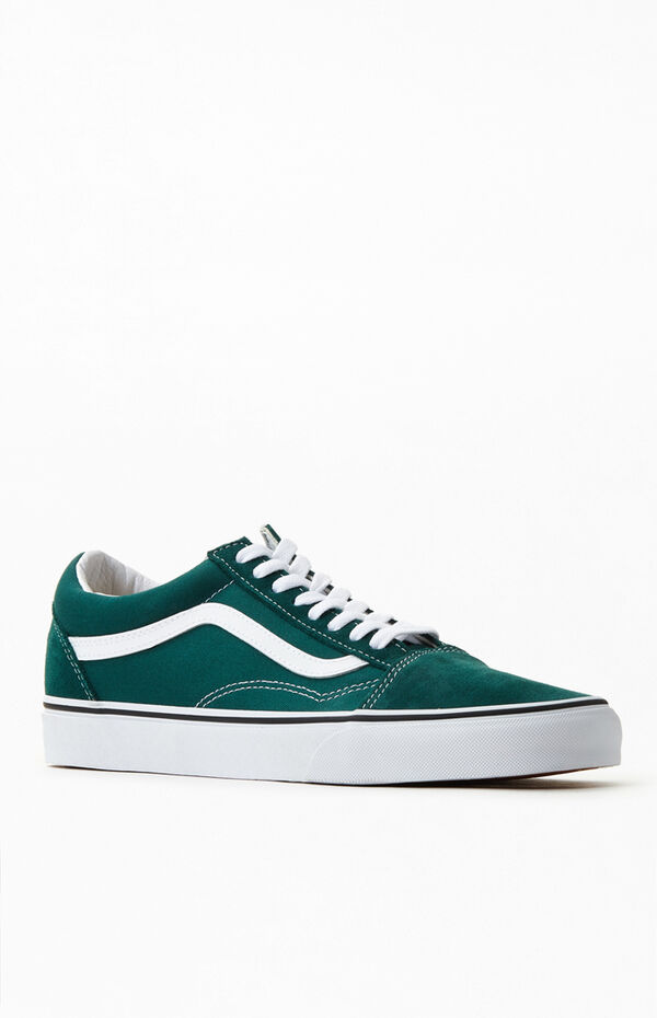 Vans Green Old Skool Shoes | PacSun
