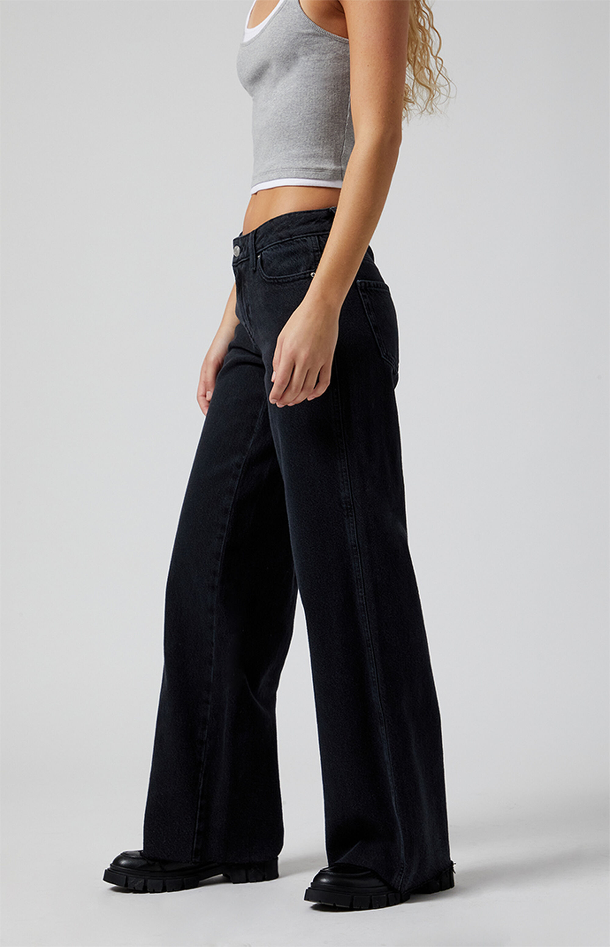 Pacsun Casey Low Rise Baggy Jeans Black | Pacsun