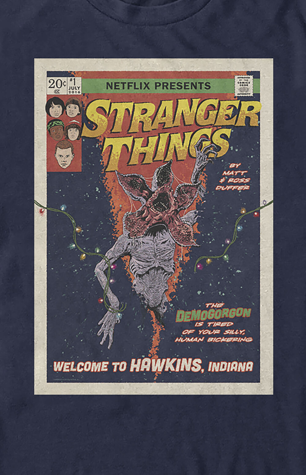 Stranger Things Comic Cover T-Shirt | Pacsun