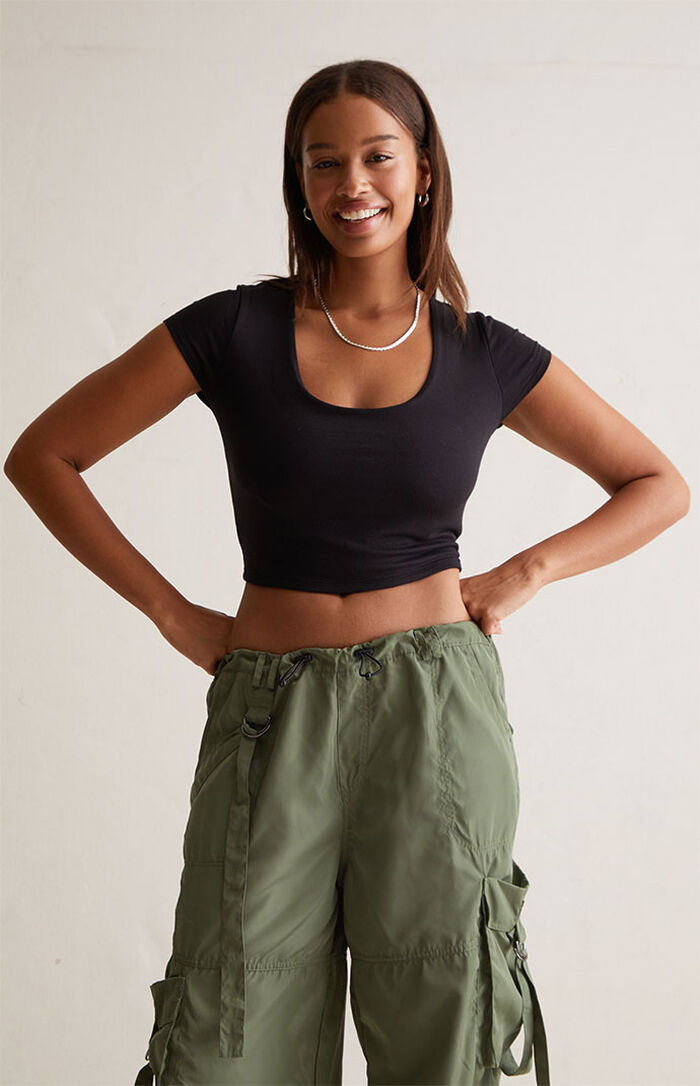 Contour Sculpting Hazel Fitted Scoop Top | PacSun