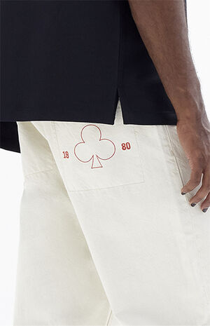 Pacsun Cream Baggy Clover Jeans | PacSun