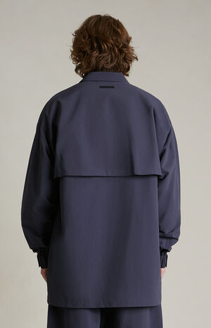 Fear of God ESSENTIALS Marine Military Nylon Overshirt Jacket | PacSun