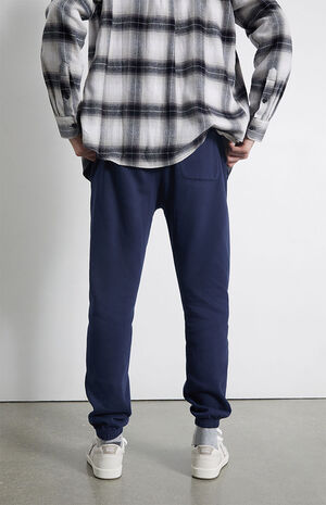 Pacsun Navy Fleece Jogger Sweatpants | PacSun