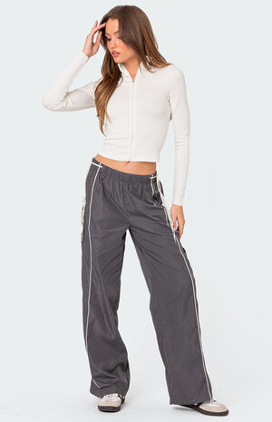 Edikted Scarlot Ribbon Track Pants | PacSun