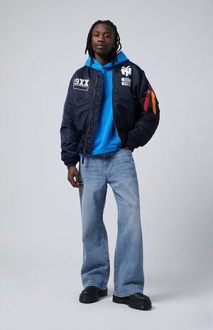 Pacsun Jordan Baggy Bootcut Jeans Light Indigo | PacSun