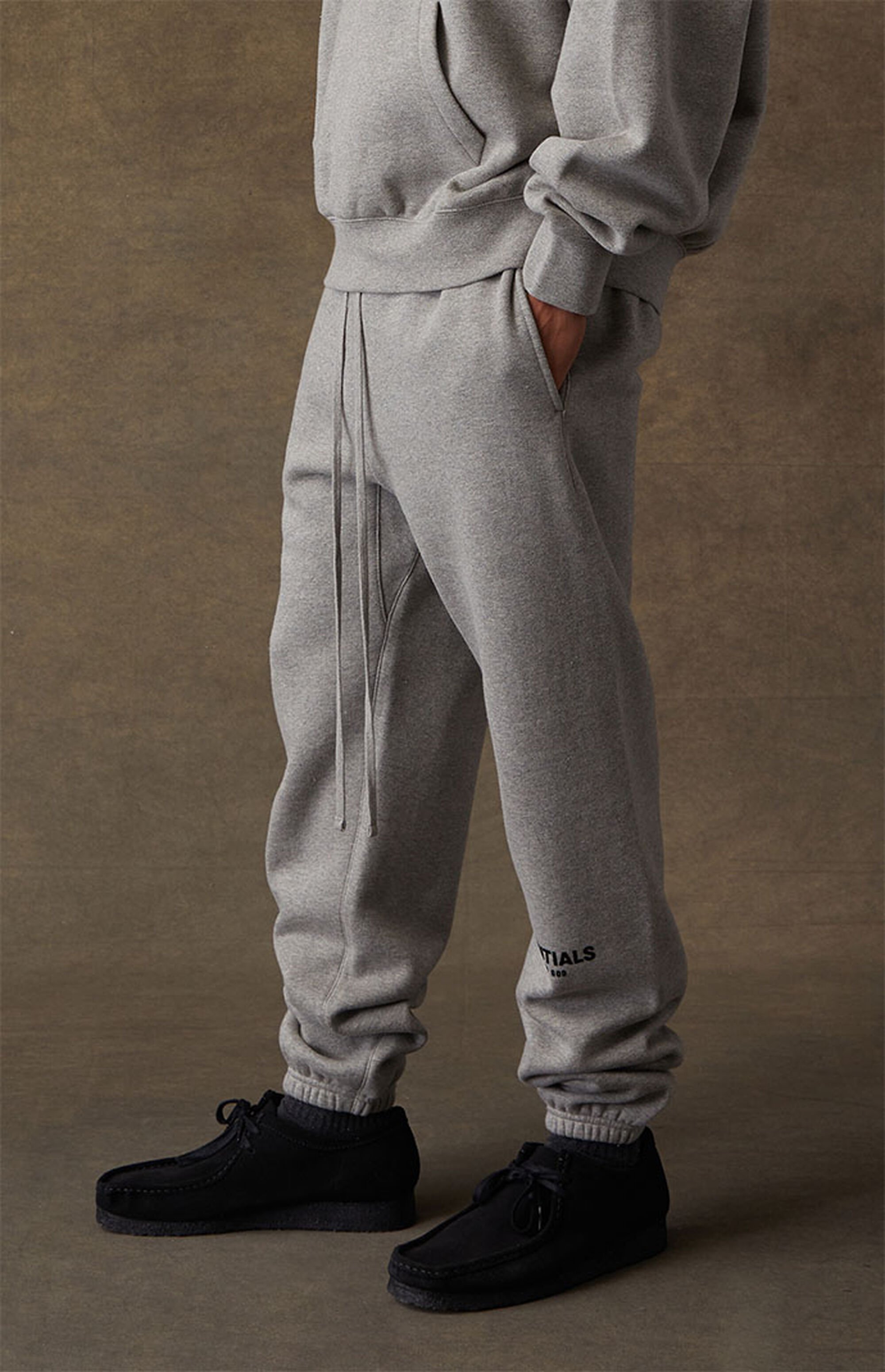 Fear of God ESSENTIALS Dark Oatmeal Sweatpants | PacSun