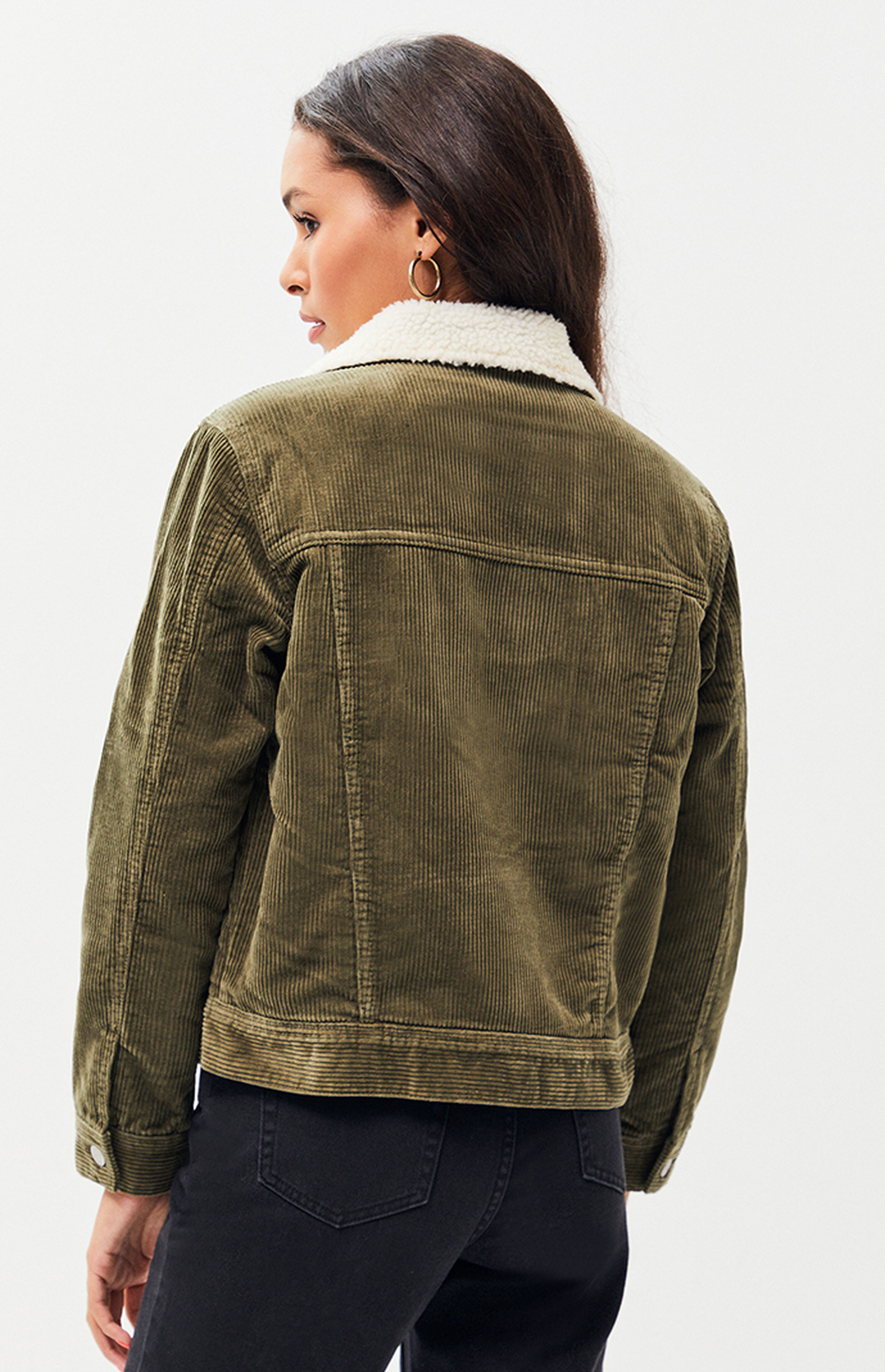 PacSun Sherpa Corduroy Trucker Jacket | PacSun