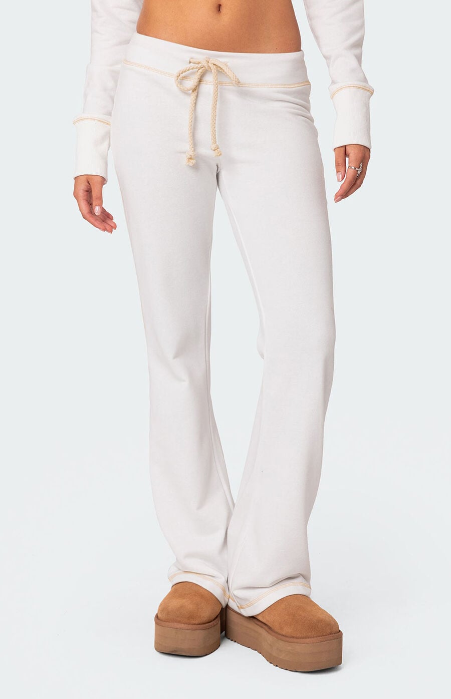 Edikted Alexia Low Rise Sweatpants | Pacsun