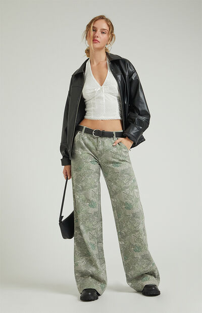 Pacsun Tree Camo Low Rise Baggy Pants | PacSun