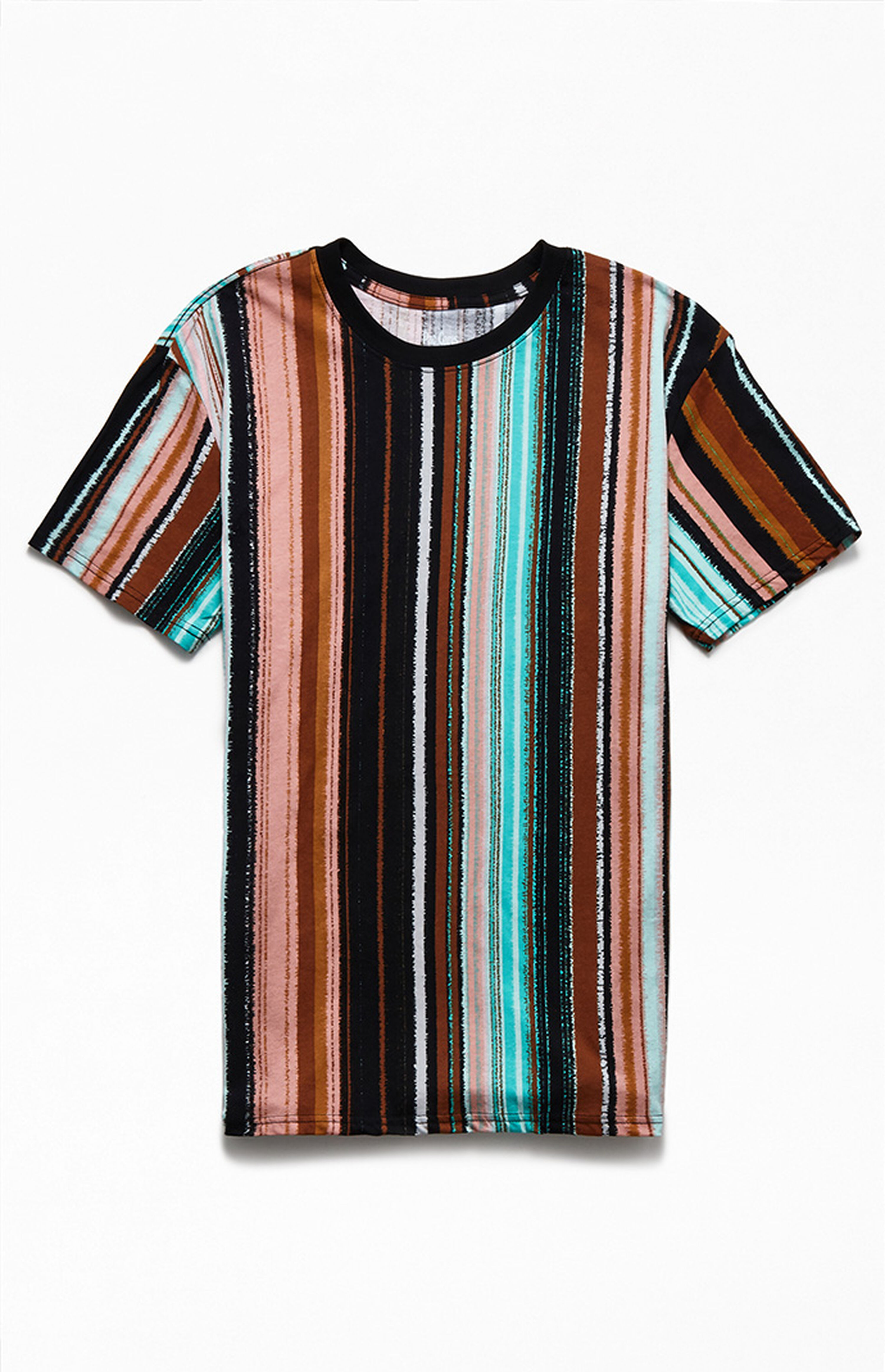 PacCares Vertical Striped T-Shirt | PacSun
