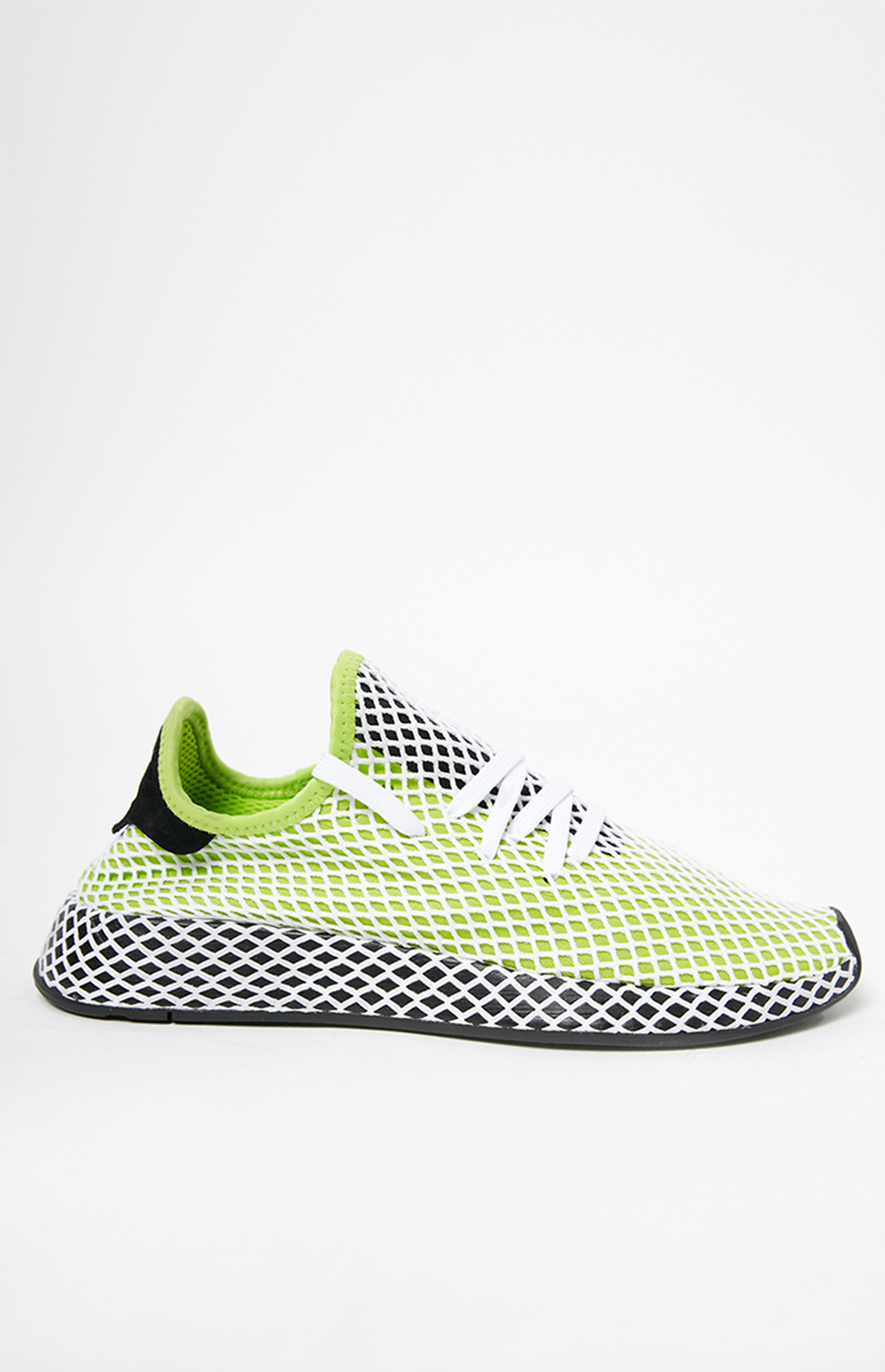 adidas Green/Black Deerupt Runner Shoes | PacSun | PacSun