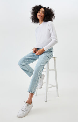 Pacsun Totally Acid High Rise Straight Leg Jeans | PacSun