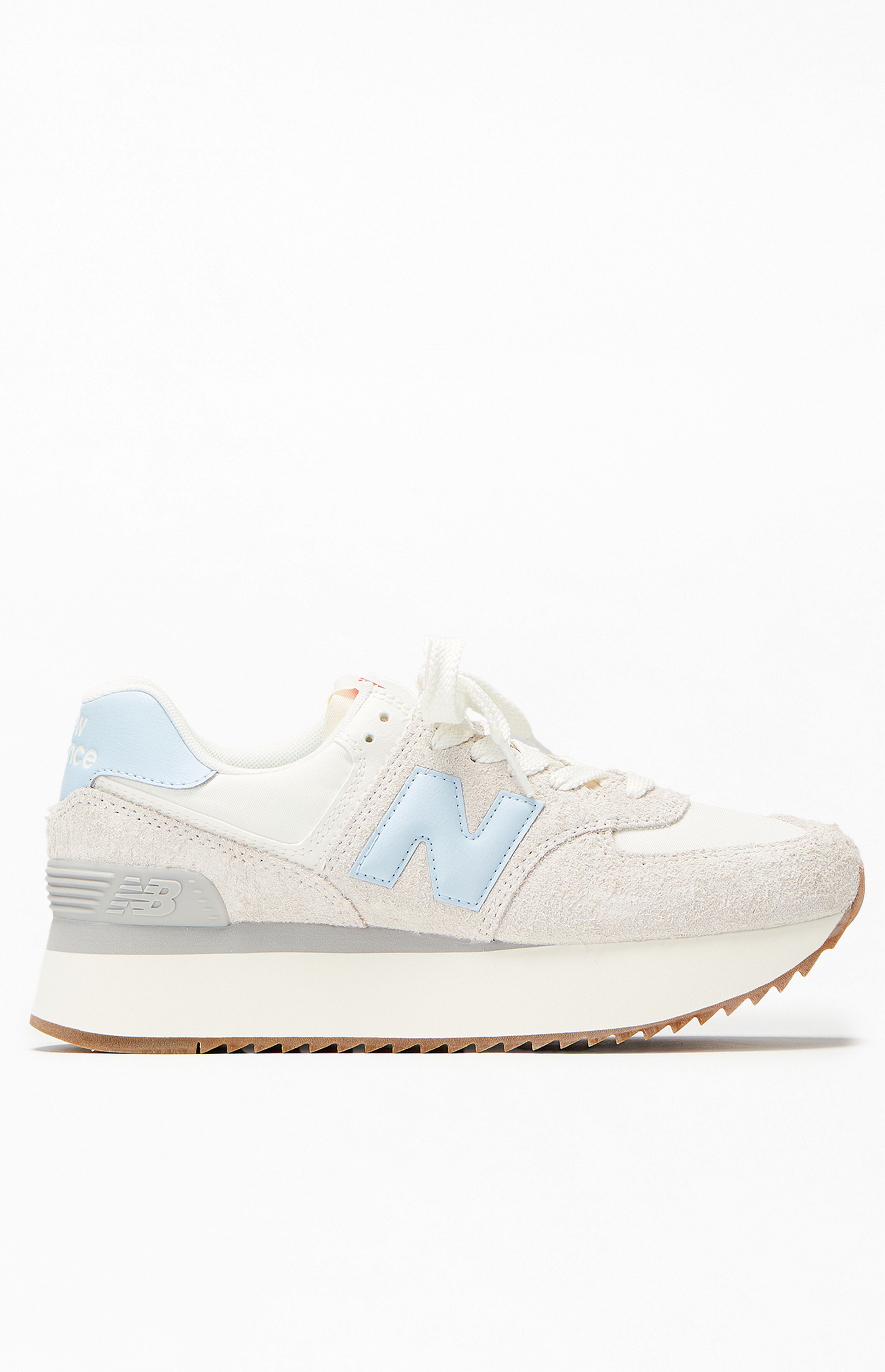 New Balance Women's Cream 574 Platform Sneakers | Pacsun