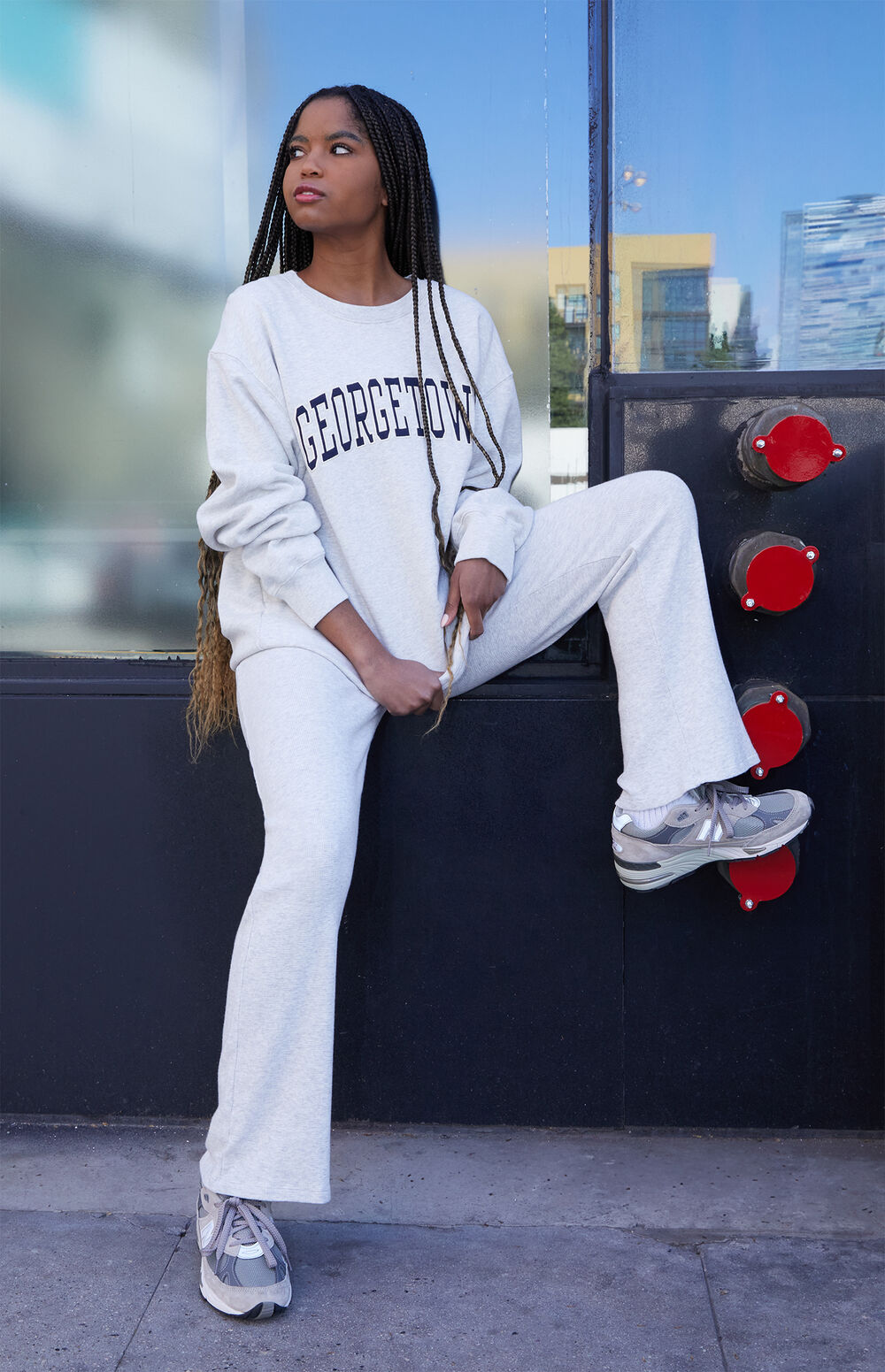 John Galt Erica Georgetown Crew Neck Sweatshirt | PacSun