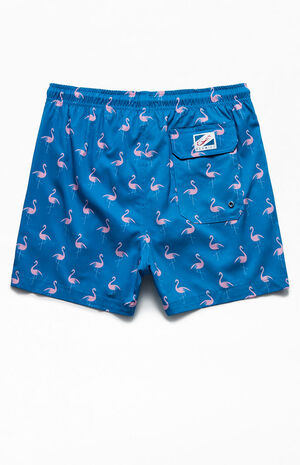 Bermies Eco Crazy Flamingo Short 13" Swim Trunks | PacSun