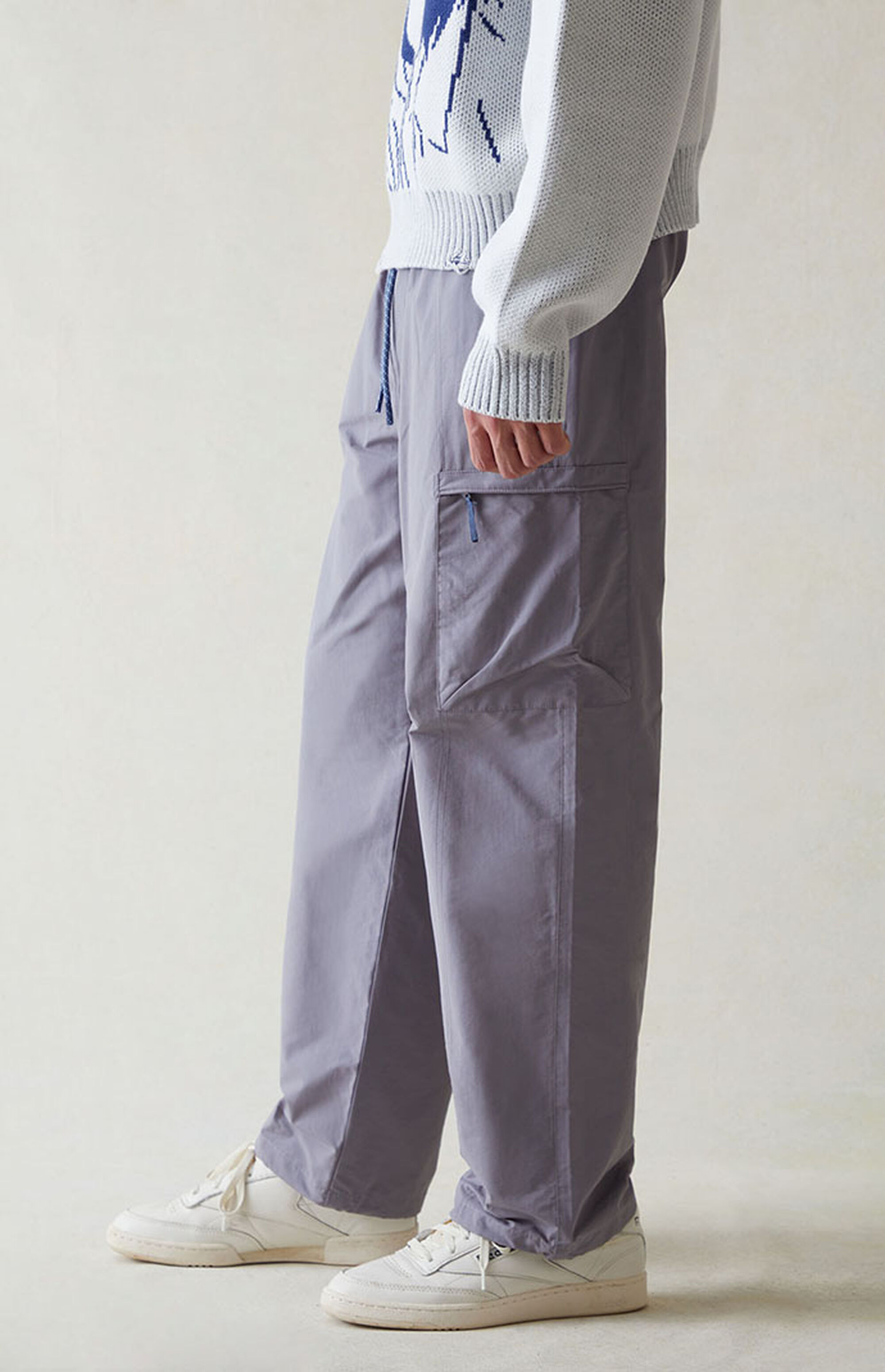 Pacsun Eco Stretch Gray Baggy Cargo Pants | Pacsun