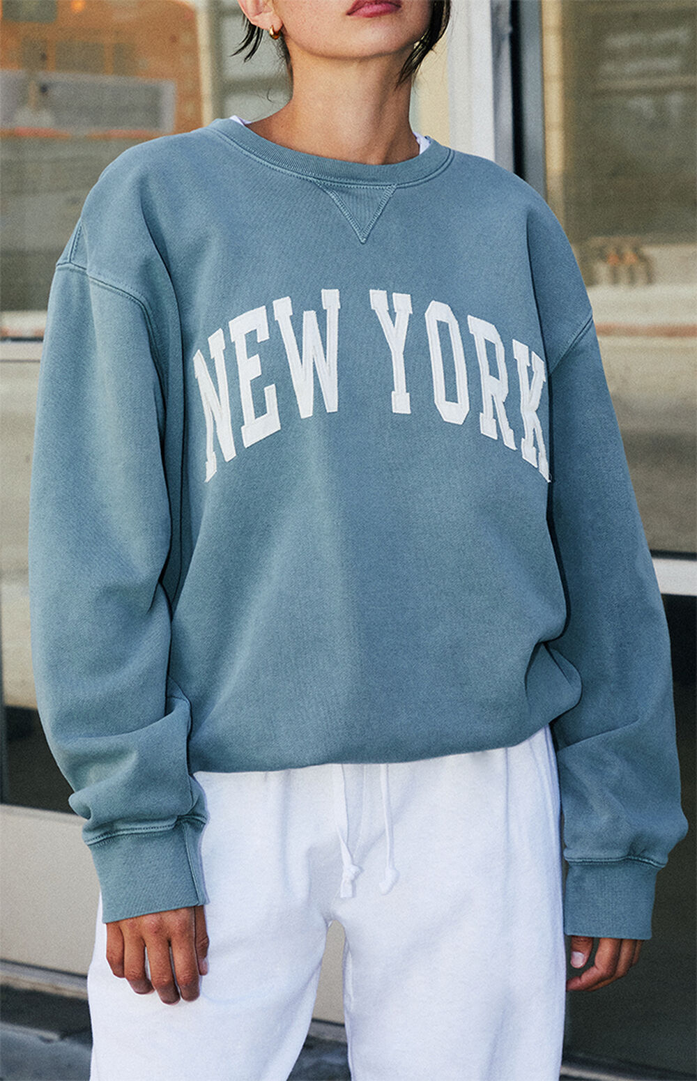 John Galt Erica New York Crew Neck Sweatshirt | Pacsun