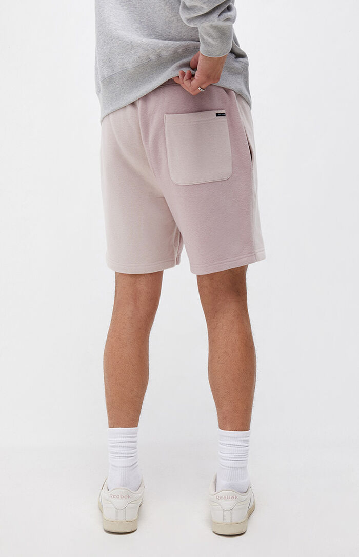 Pacsun Mauve Colorblock Sweat Shorts | PacSun