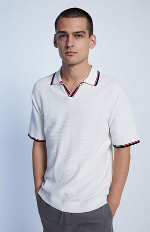 Pacsun Cream Polo Knit Shirt | PacSun