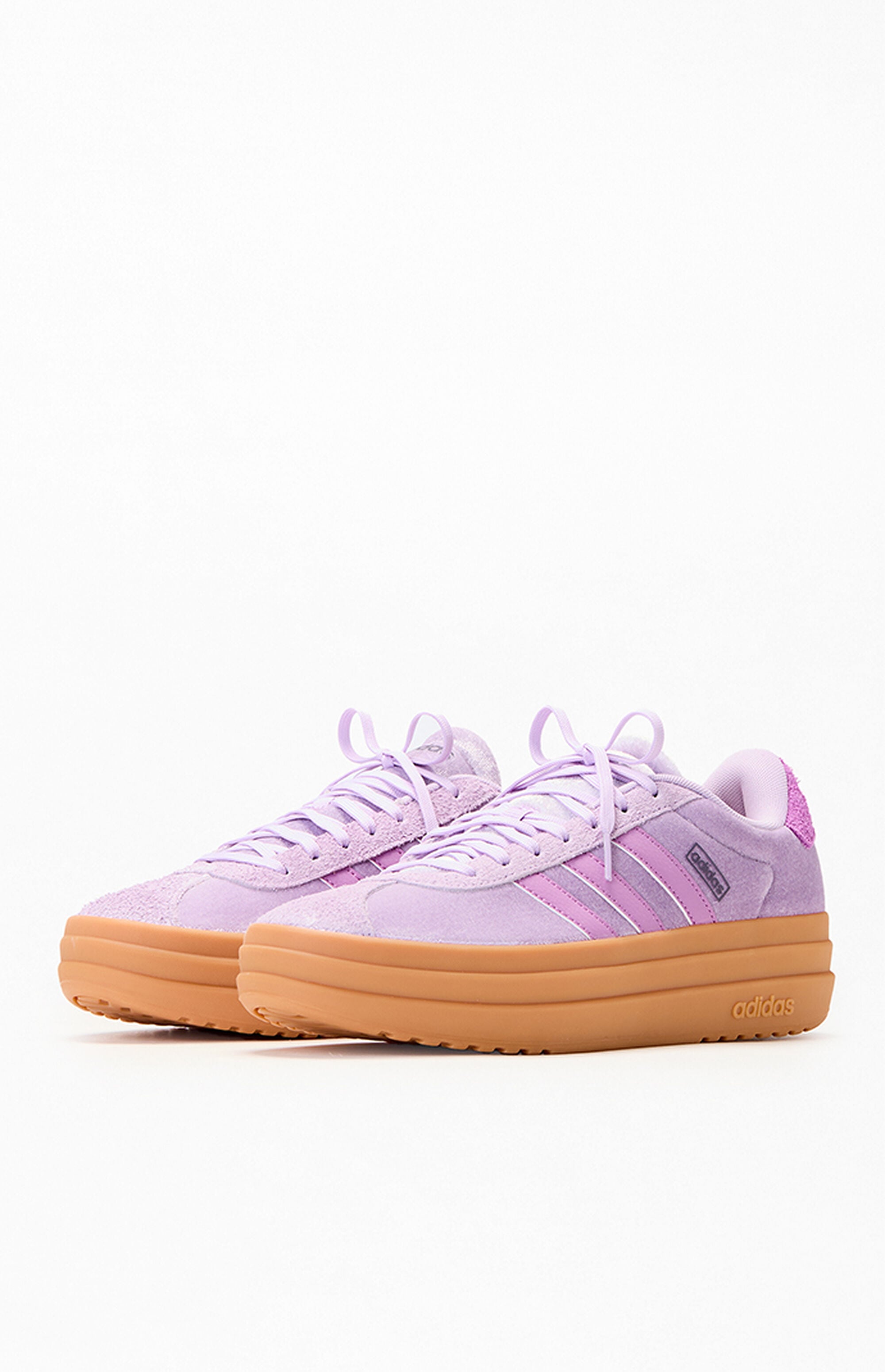adidas Women's Purple VL Court Bold Sneakers | Pacsun