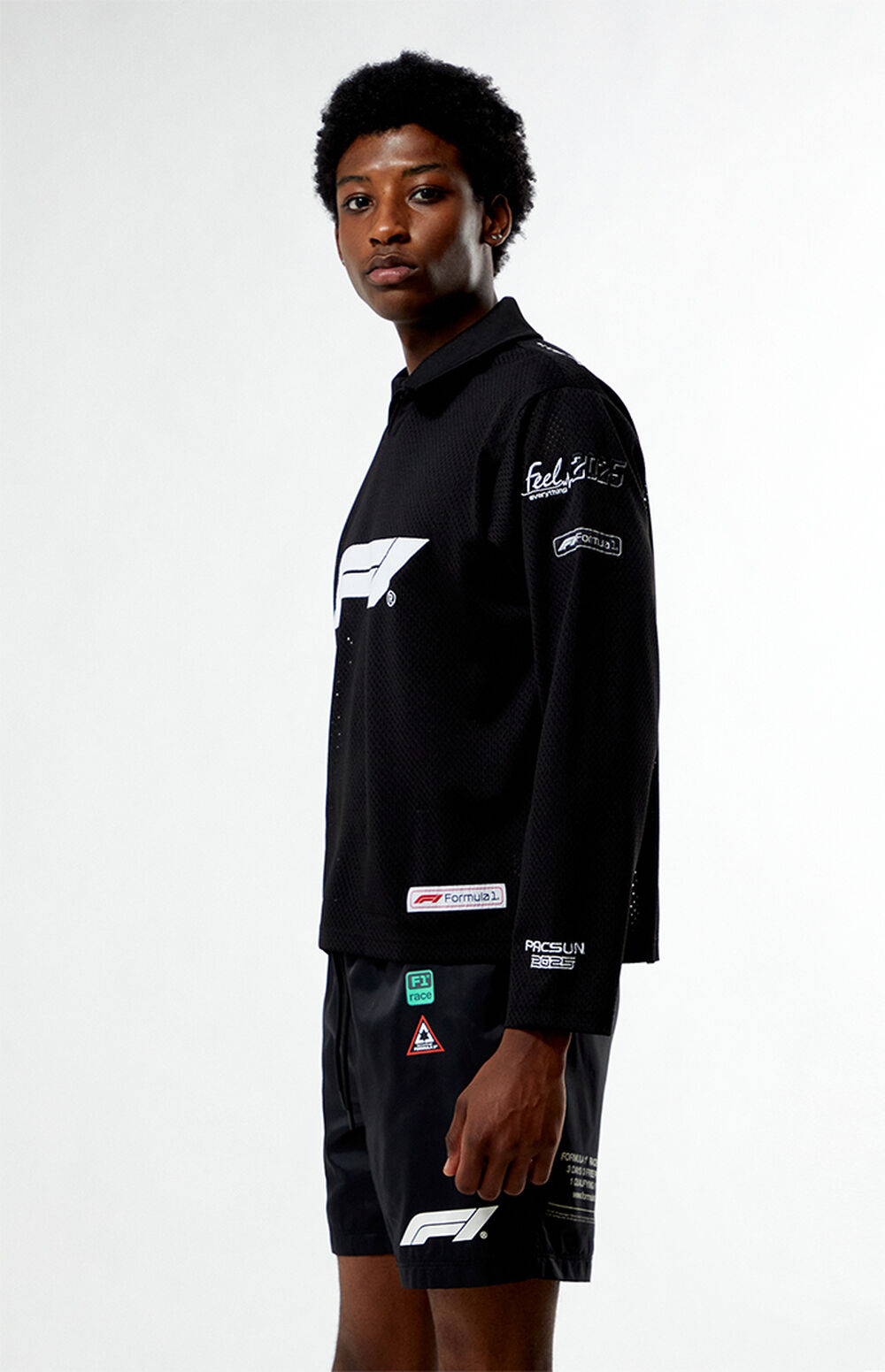 Formula 1 x PacSun Miami Black Long Sleeve Apex Jersey | PacSun