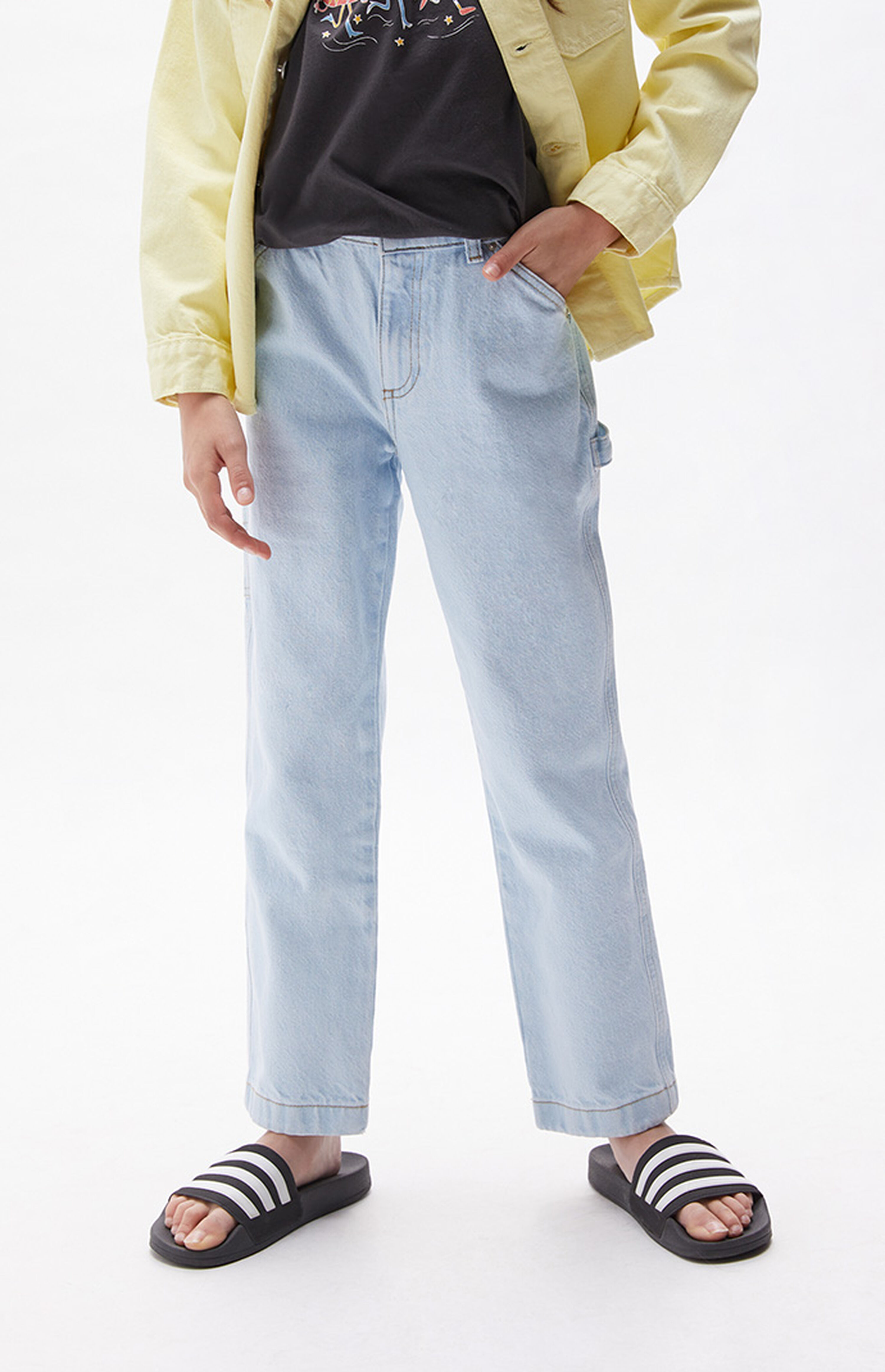 Pacsun Kids Light Blue Carpenter Jeans | PacSun