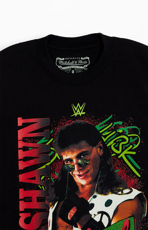 Mitchell & Ness WM Legends HBK Wrestlemania Shawn Michaels Oversized T ...
