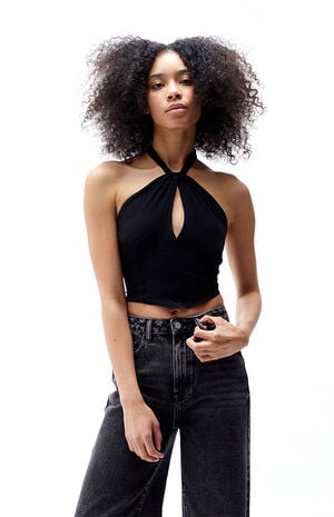 LA Hearts Crossover Halter Tank Top | PacSun