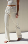 Pacsun Eco Beige High Waisted Bootcut Jeans | PacSun