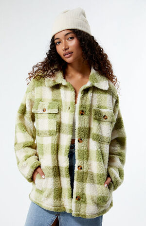 green teddy bear jacket