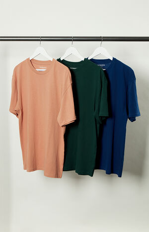 PS Basics 3 Pack Reece Regular T-Shirts | PacSun
