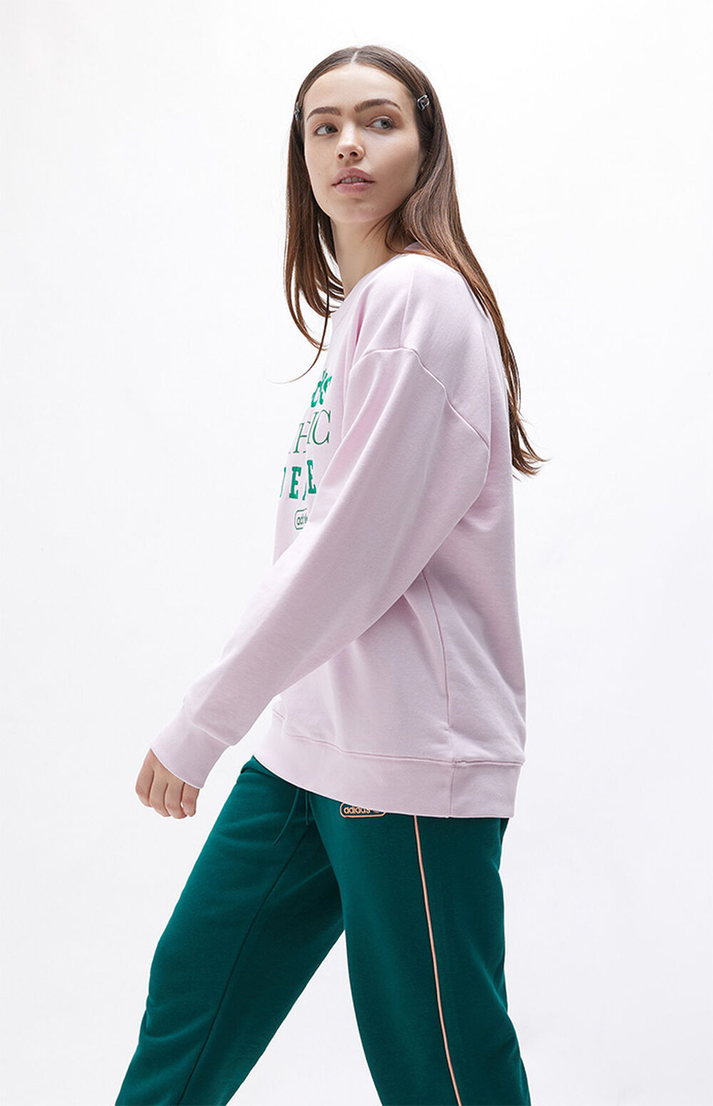 adidas Adicolor Pink '70s Sweatshirt | PacSun