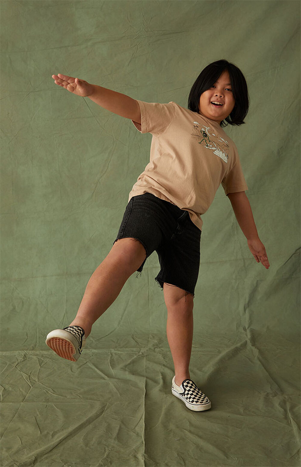 PacSun Kids Alien Surf Graphic T-Shirt | PacSun