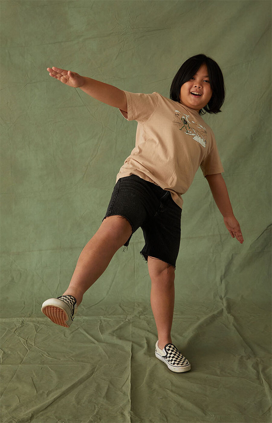 PacSun Kids Alien Surf Graphic T-Shirt | PacSun