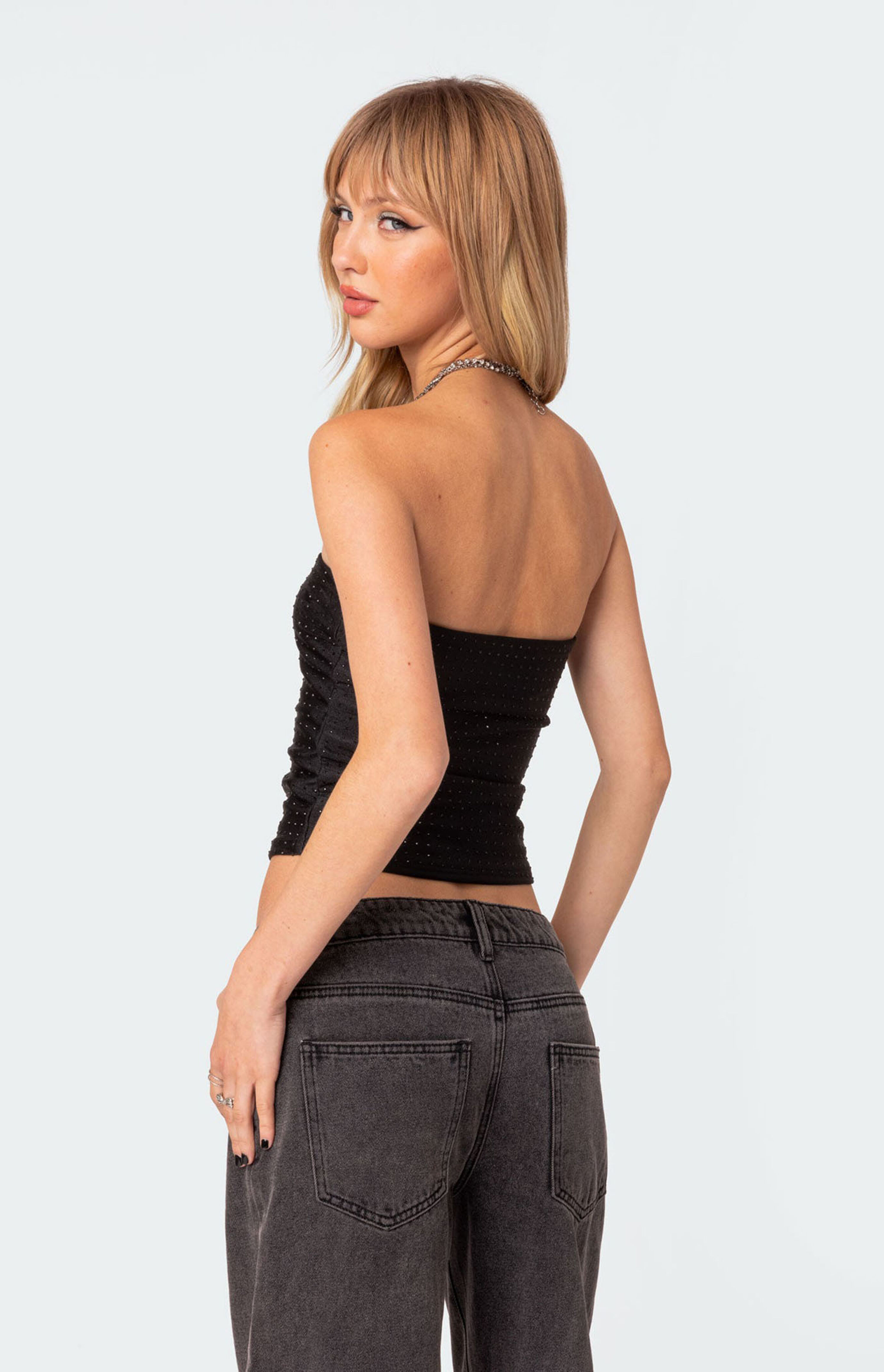 Edikted Soul Rhinestone Tube Top | PacSun