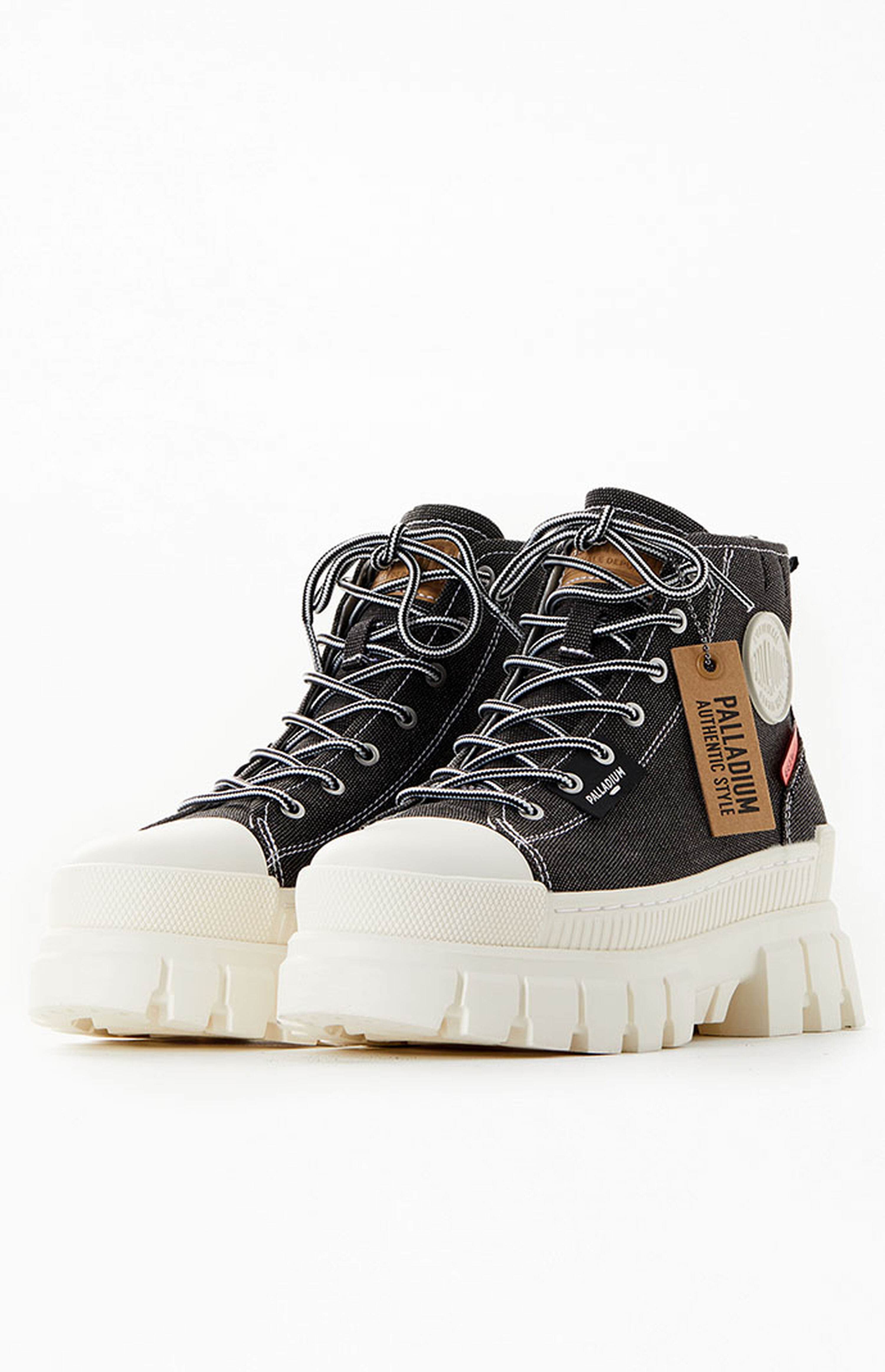 Palladium Women's Revolt High Top Denim Sneakers | Pacsun