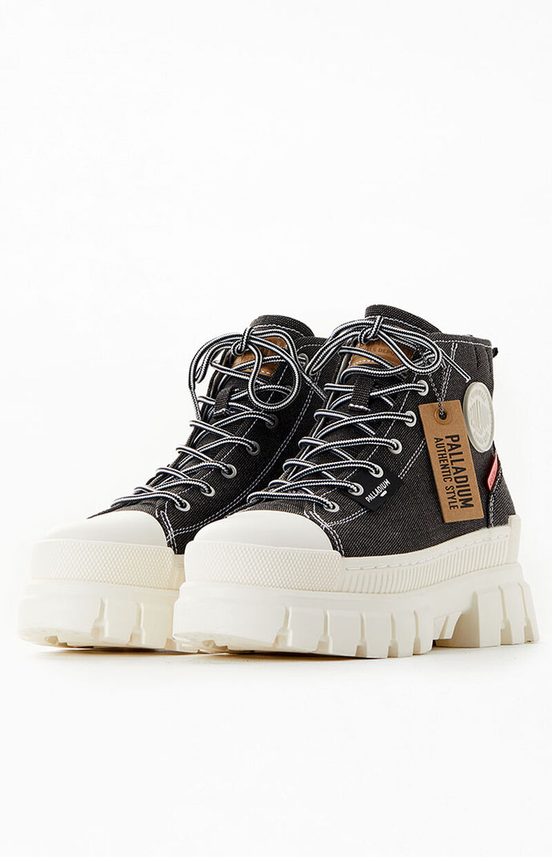 Palladium Women's Revolt High Top Denim Sneakers | Pacsun