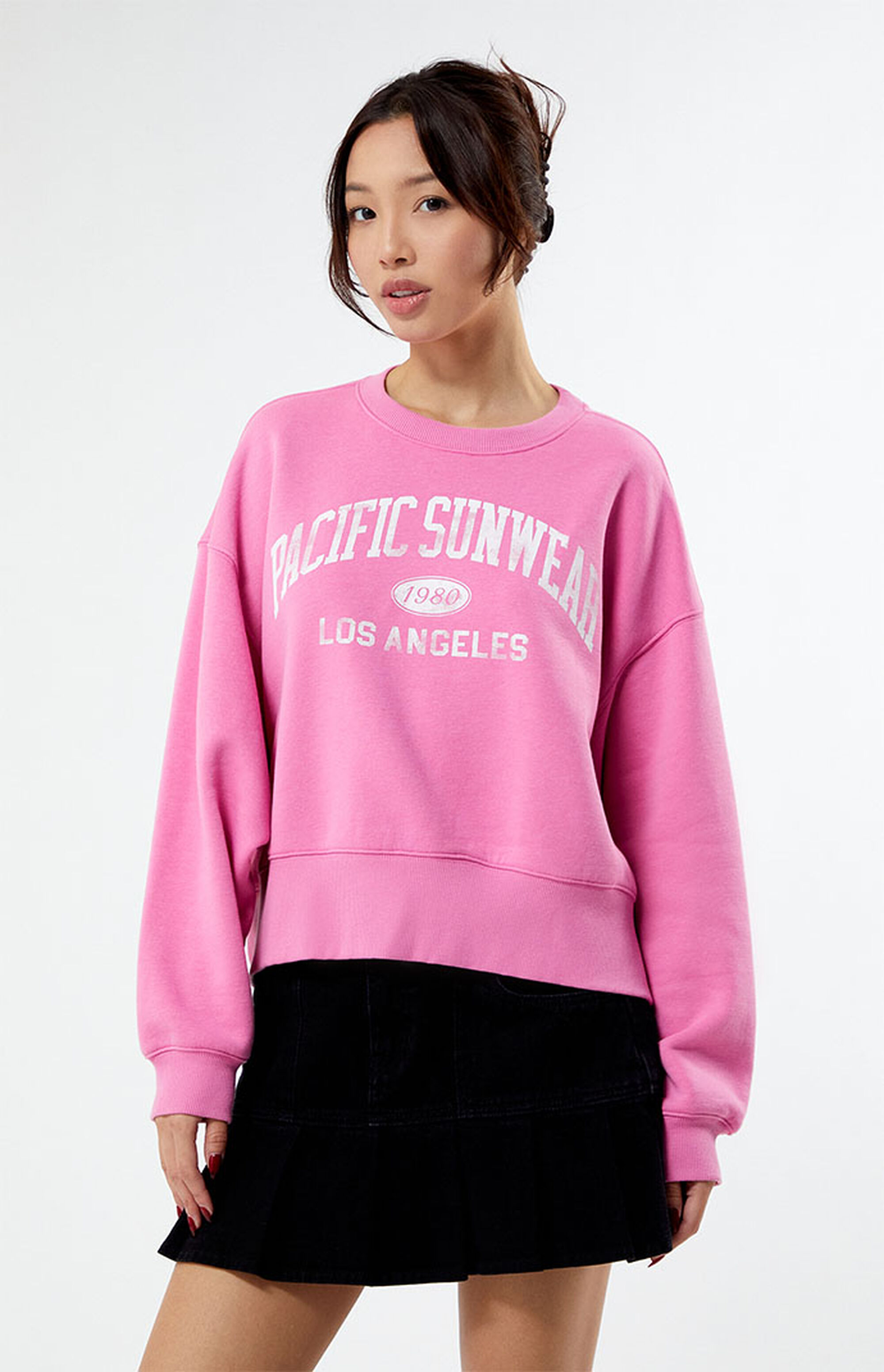 Pacsun Vintage Pacific Sunwear Cropped Crew Neck Sweatshirt | PacSun