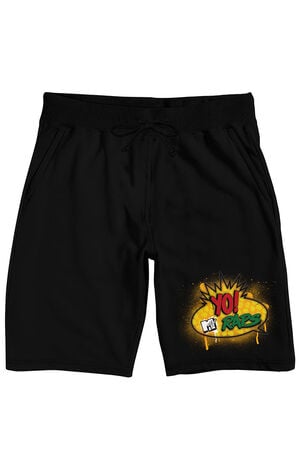 Yo MTV Raps Gold Logo Sweat Shorts | PacSun