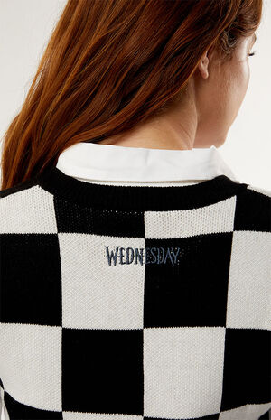 Wednesday Checkerboard Sweater Vest | PacSun