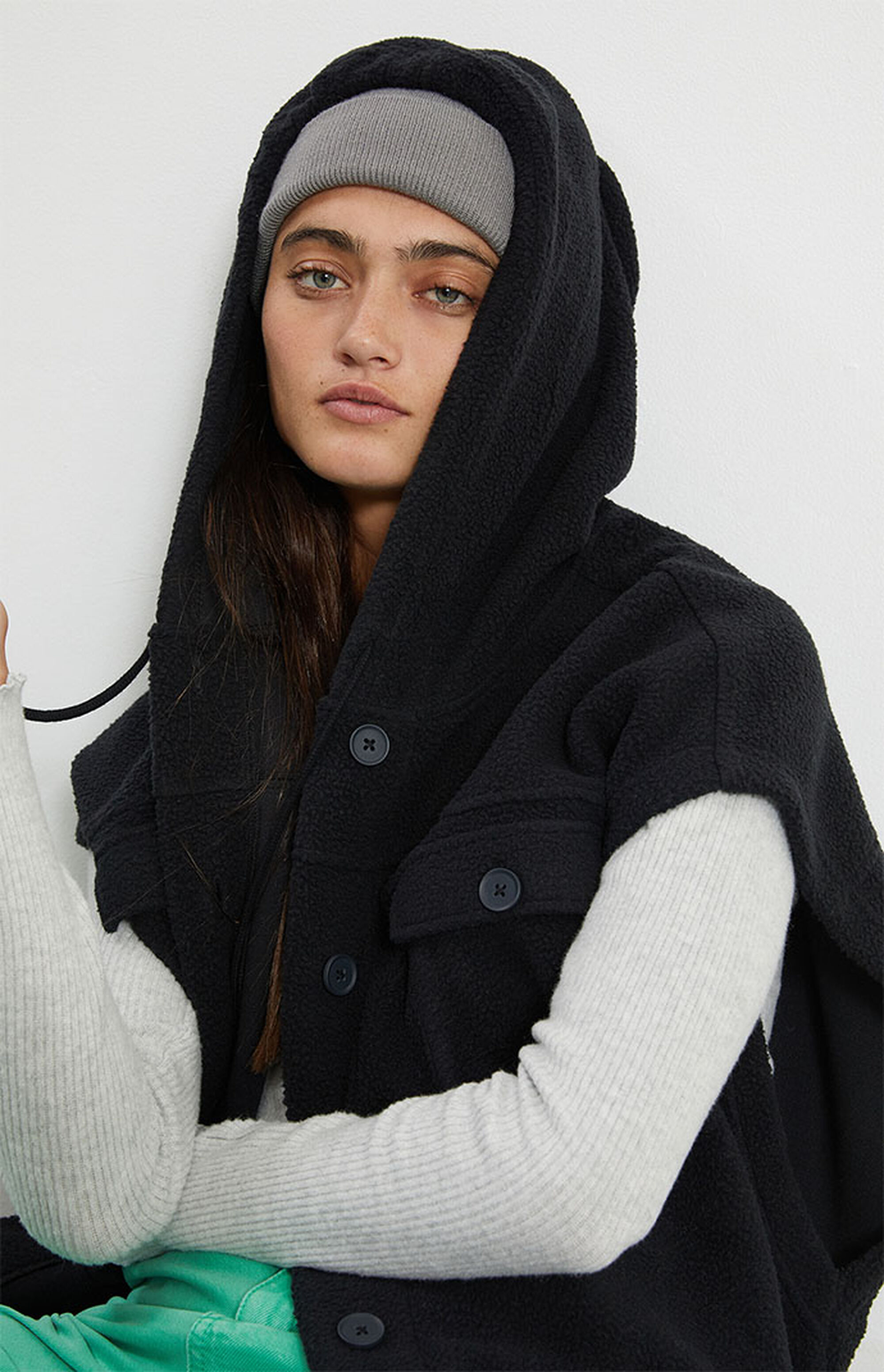 Pacsun Hooded Polar Fleece Vest | PacSun
