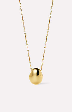 Ana Luisa Pebble Mini Gold Pendant Necklace | PacSun