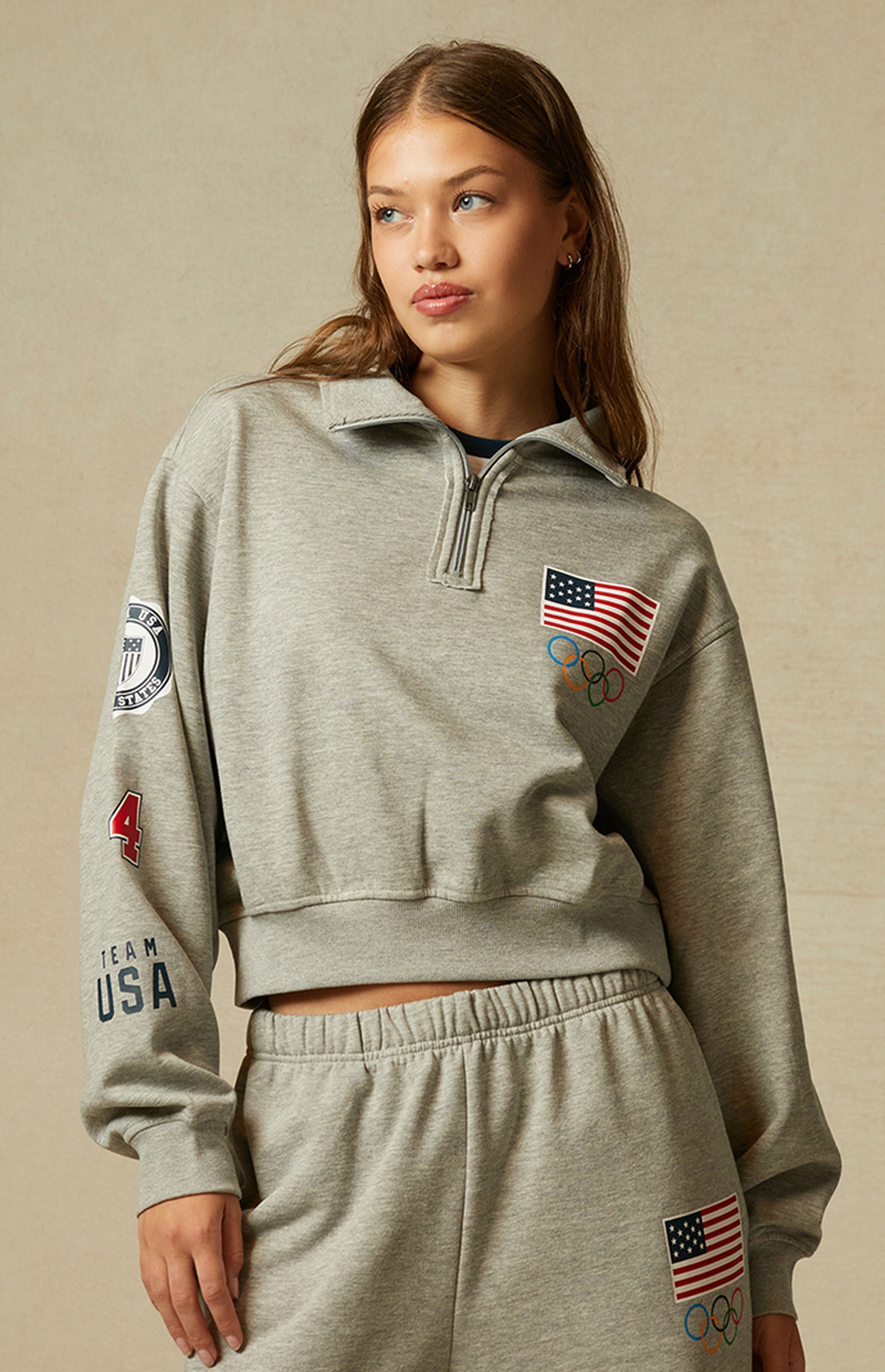 Olympics Team USA Half Zip Sweatshirt | PacSun