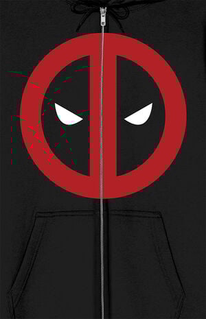 Marvel Deadpool Mask Logo Hoodie | PacSun