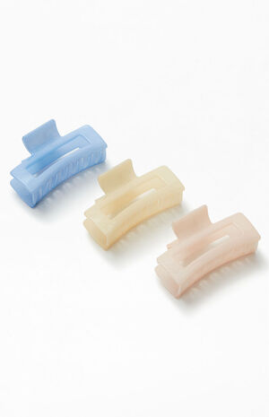 PacSun 3 Pack Pastel Claw Clips | PacSun